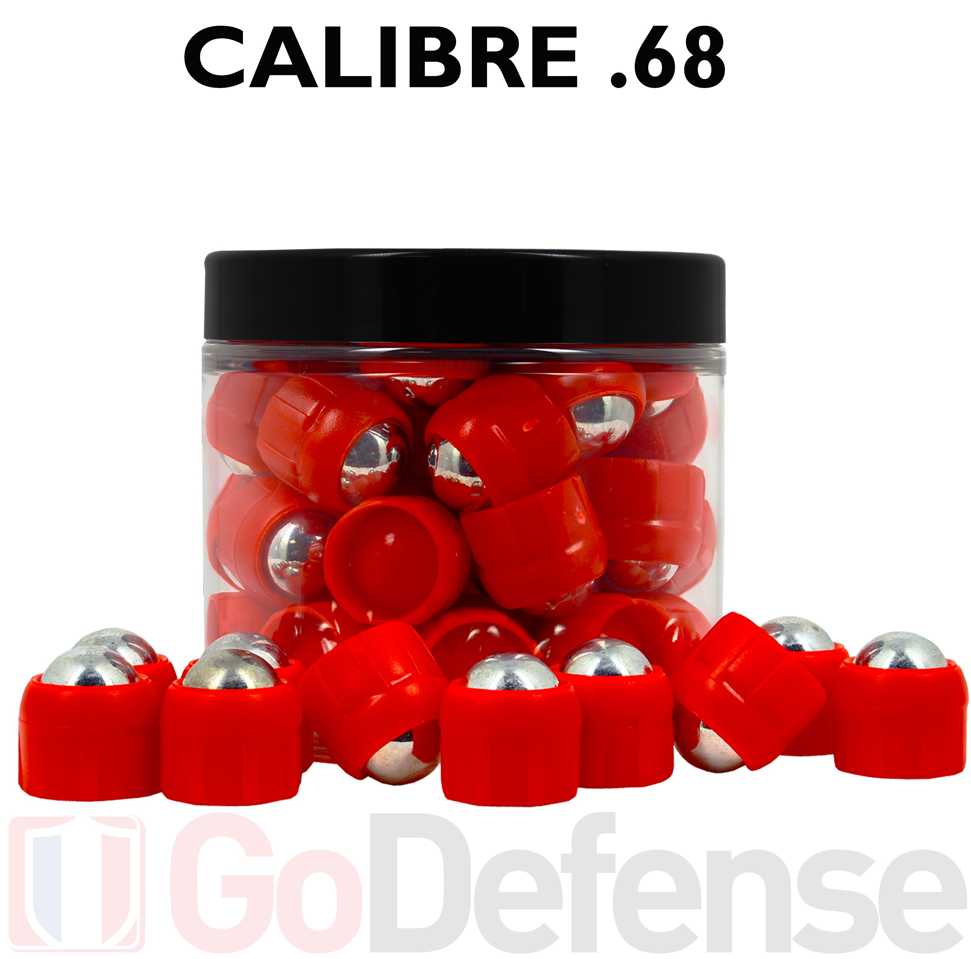 Boite de 40 balles RAZOR GUN DEVASTATOR métal pour HDS 68 - GoDefense